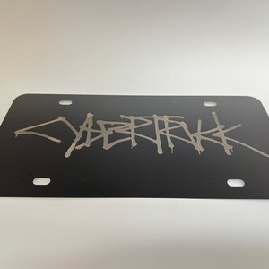 Cybertruck Graffiti Vanity Decorative License Plate .065 Thickness - Etsy
