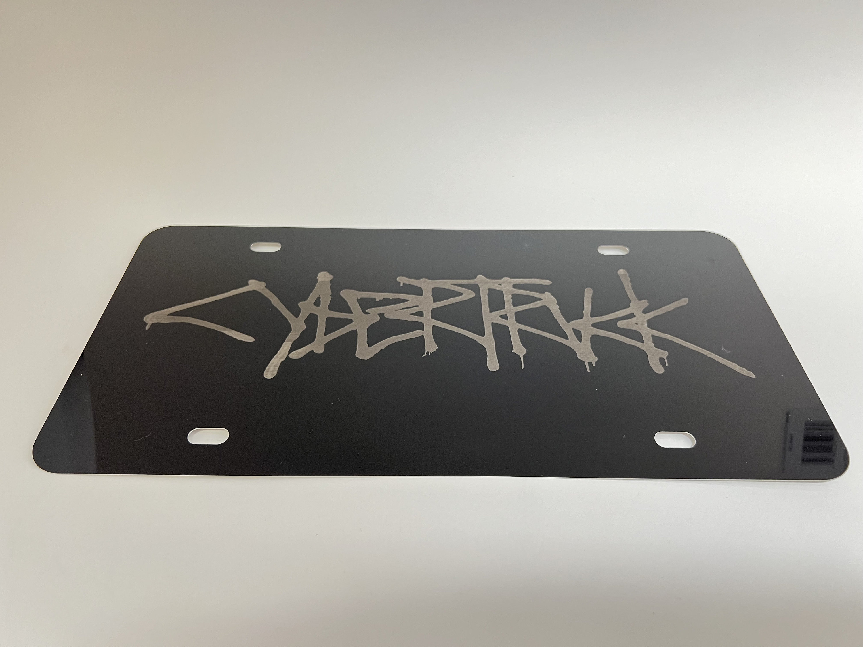 Cybertruck Graffiti Vanity Decorative License Plate .065 Thickness - Etsy