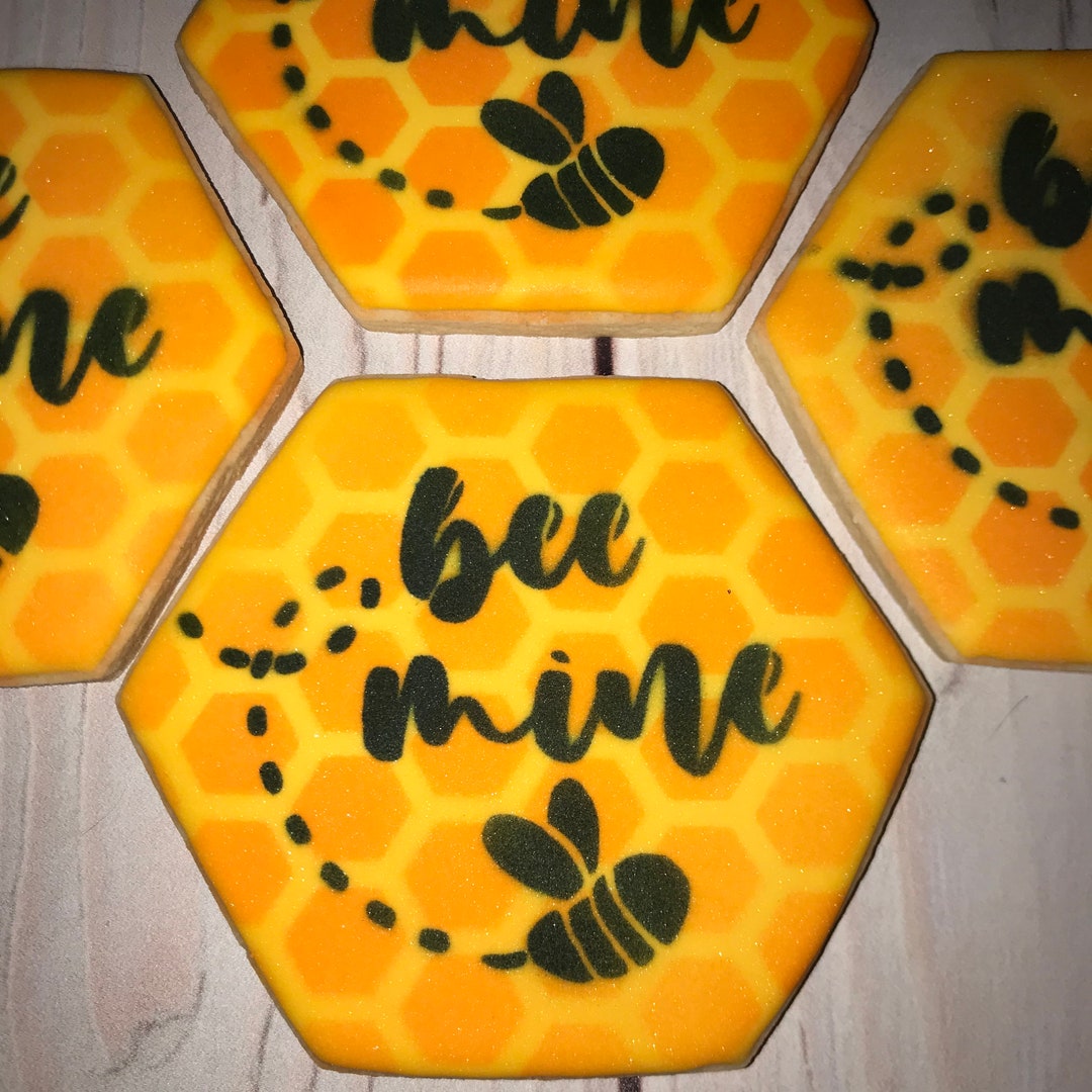 Bee Mine Cookie Stencil - Etsy