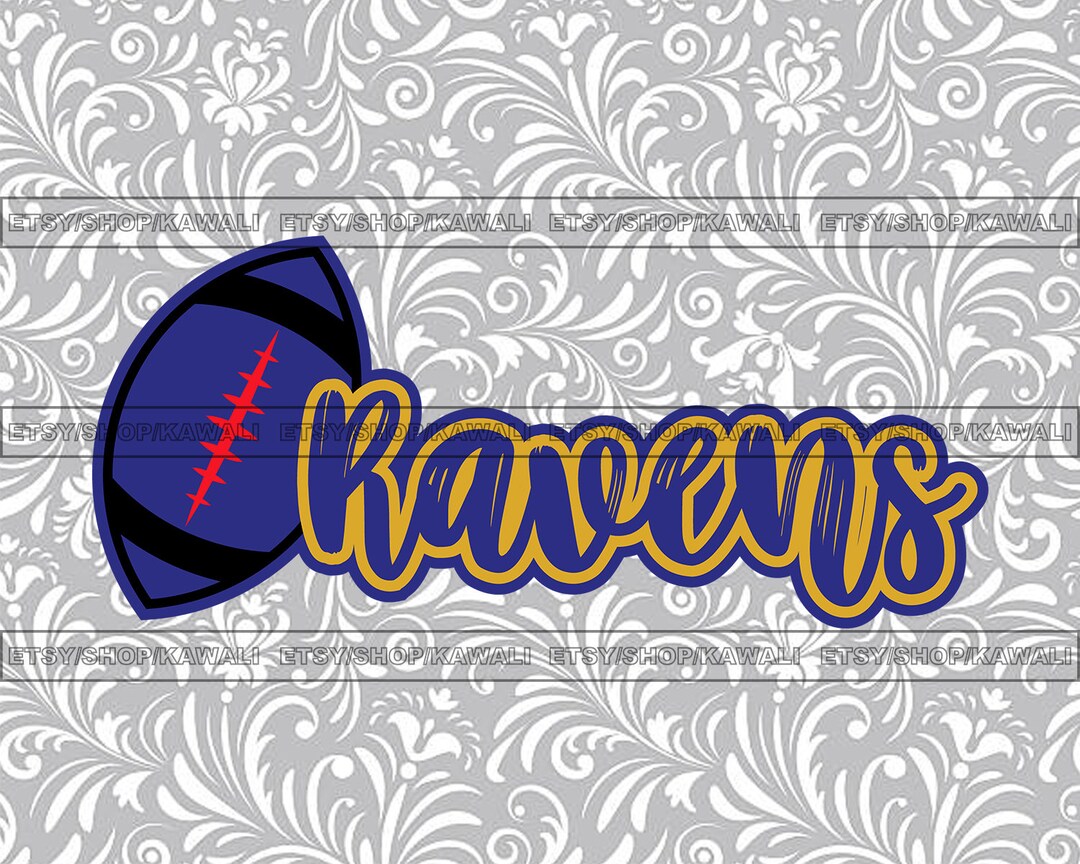 Ravens Football Svg, Ravens Svg, Ravens Png, School Spirit Svg, Team ...