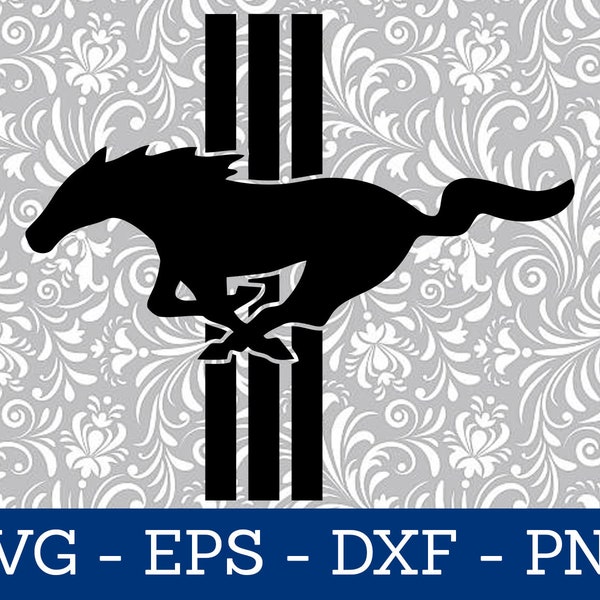 Mustang Svg - Etsy