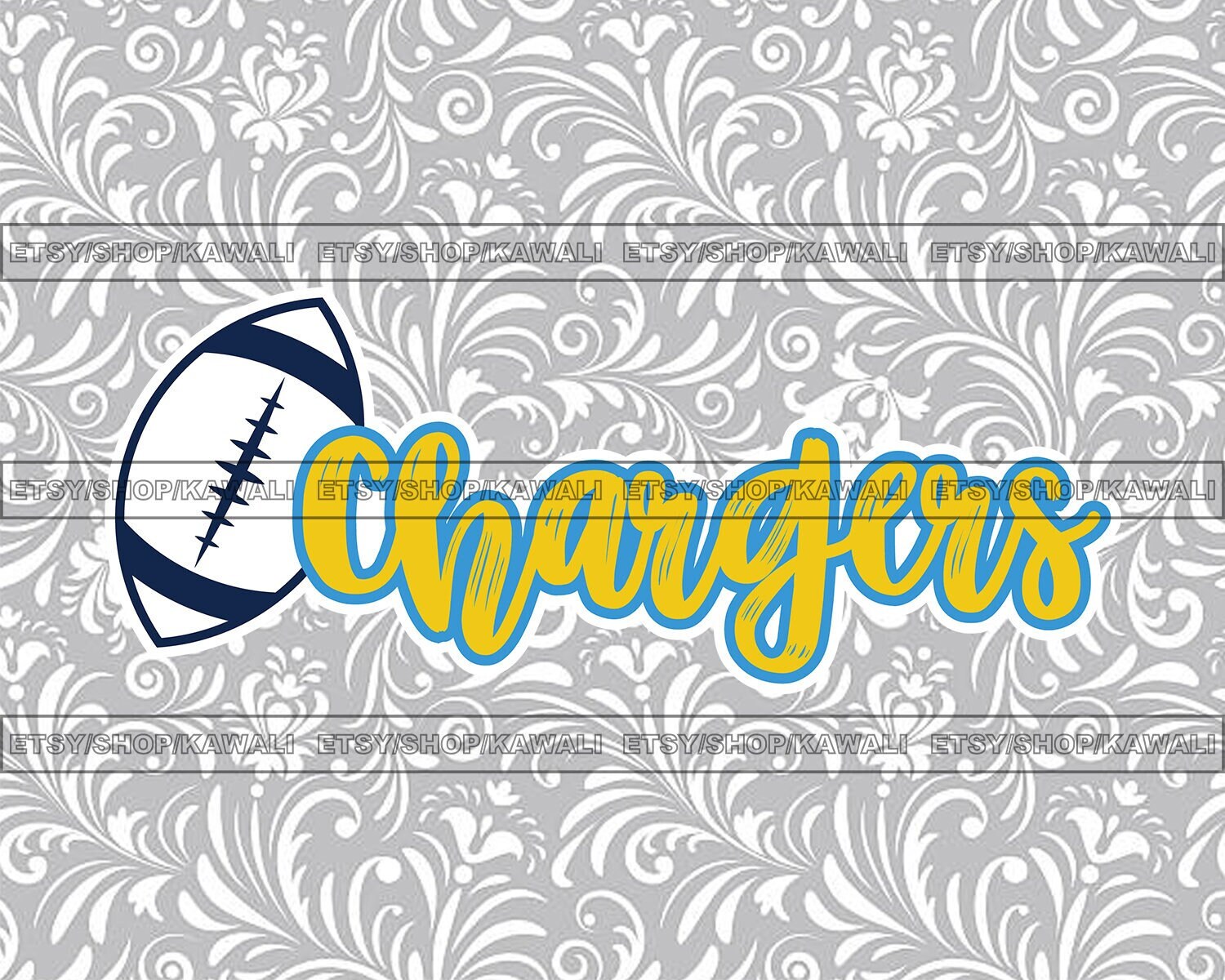 Chargers Football Svg, Chargers Svg, Chargers Png, School Spirit Svg ...