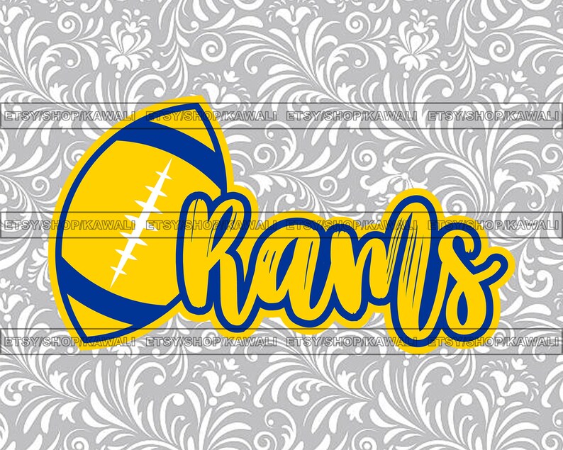Rams Football Svg, Rams Svg, Rams Png, School Spirit Svg, Team Mascot ...