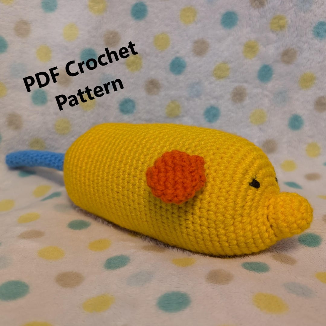 Crochet Pattern - Mouse Kick Toy - Neko Atsume Cat Toy - Etsy