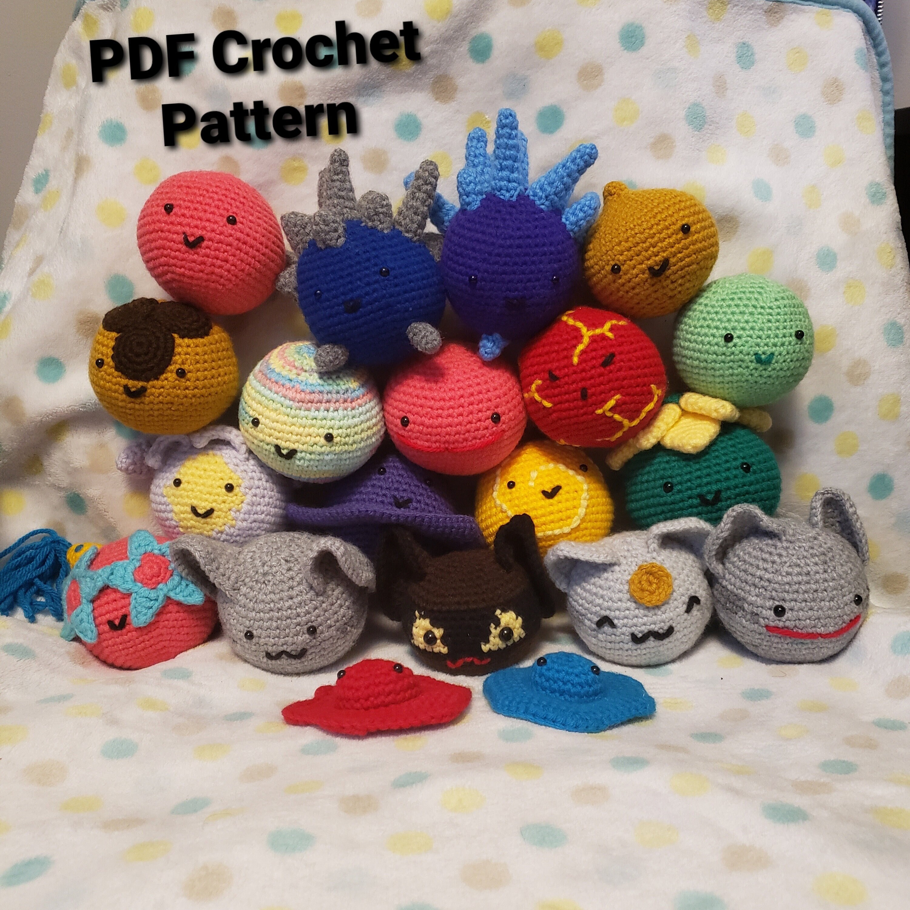 Crochet Pattern the Full Ranch Bundle Slime Rancher Plush - Etsy
