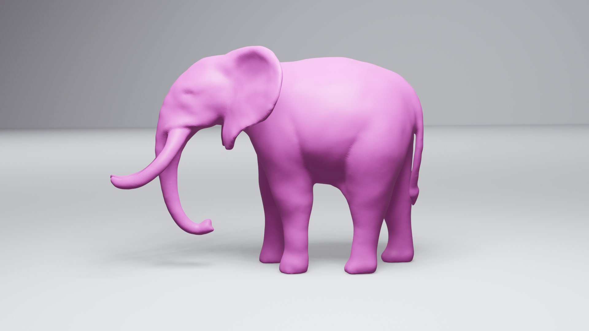 Elephant - 3D Print STL File - Etsy