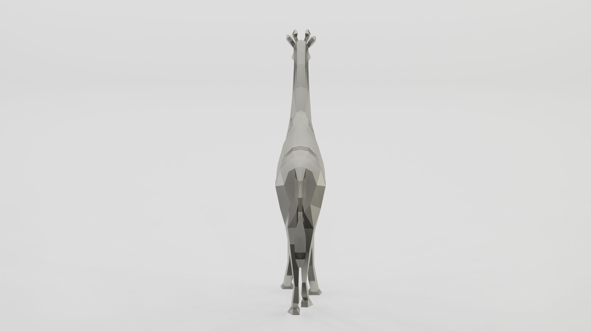 Low Poly Giraffe - 3D Print STL File - Etsy