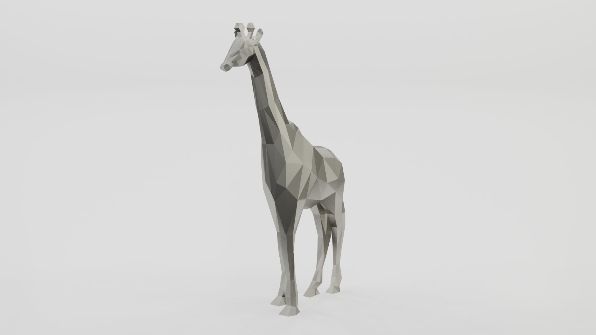 Low Poly Giraffe - 3D Print STL File - Etsy