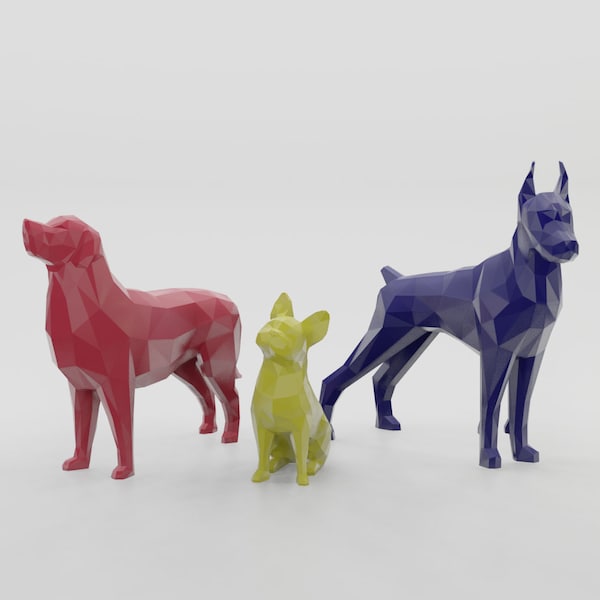 Low Poly Labrador - Etsy