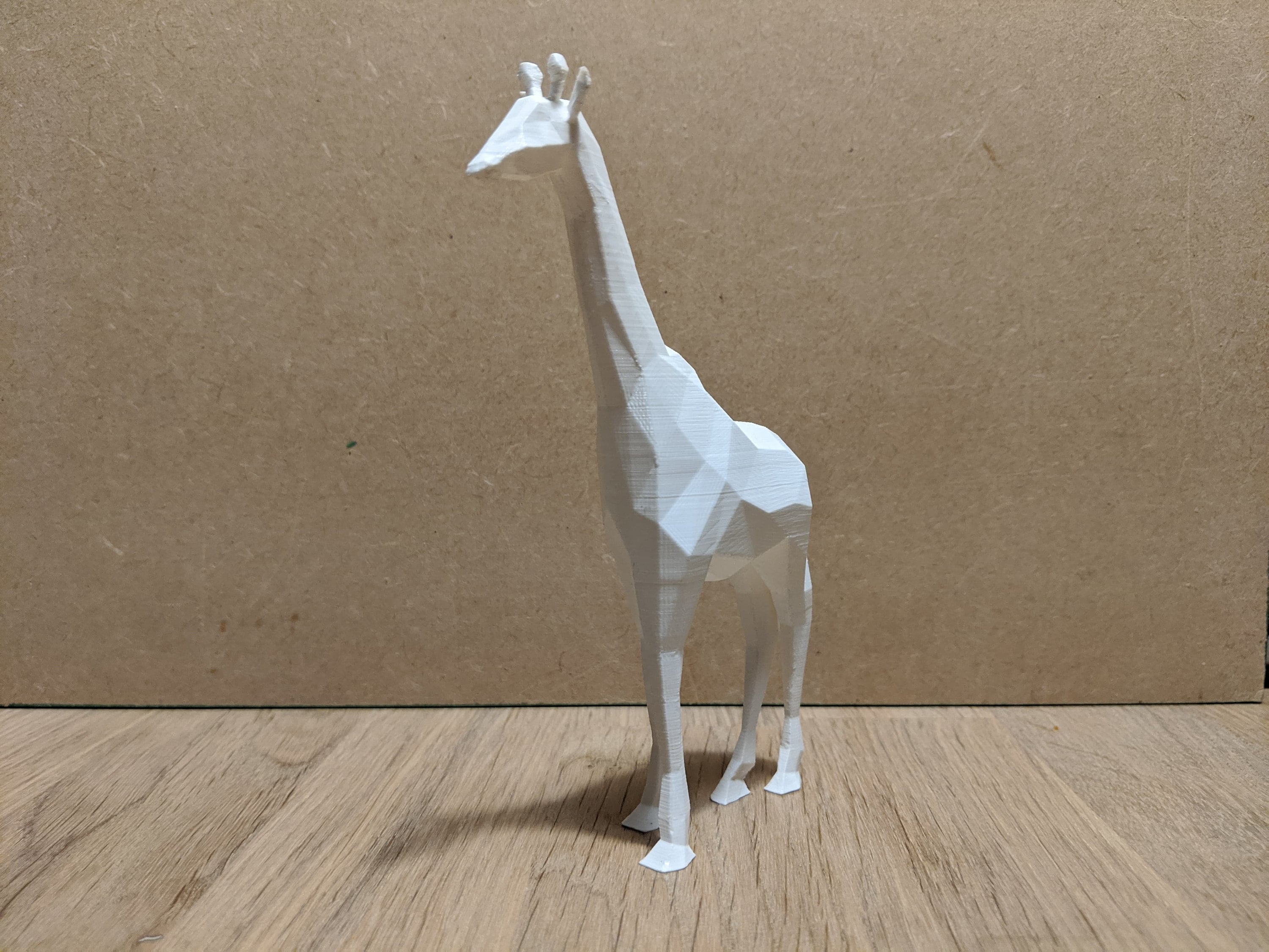 Low Poly Giraffe - 3D Print STL File - Etsy