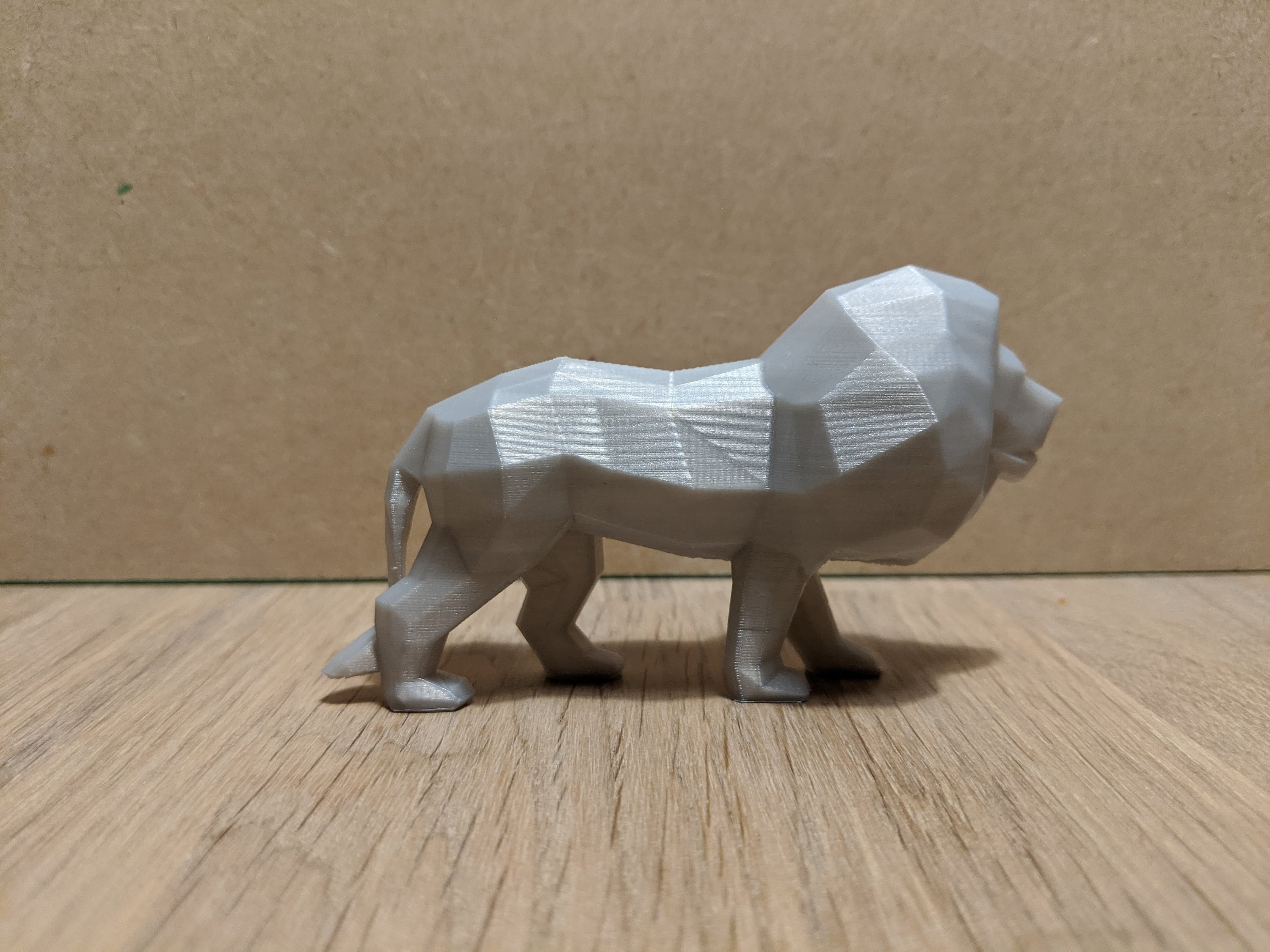 Low Poly Lion - 3D Print STL File - Etsy