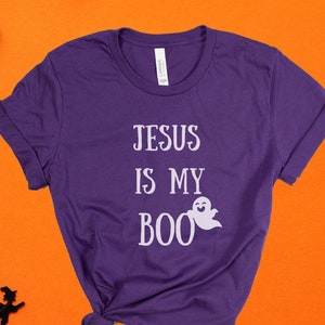 Jesus is My Boo Christian Halloween Shirt Jesus Halloween Spooky Shirt ...