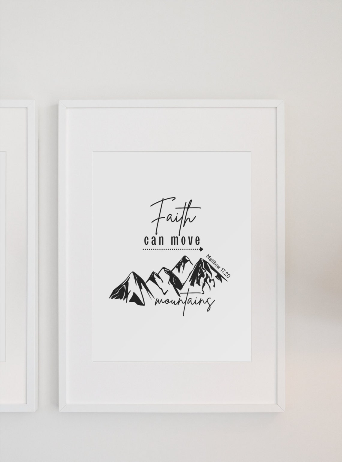 Matthew 17 20 Minimalist Christian Wall Art Mountain Wall Etsy matthew-17-20-minimalist-christian-wall-art-mountain-wall-etsy