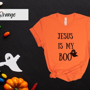 Jesus is My Boo Christian Halloween Shirt Jesus Halloween Spooky Shirt ...