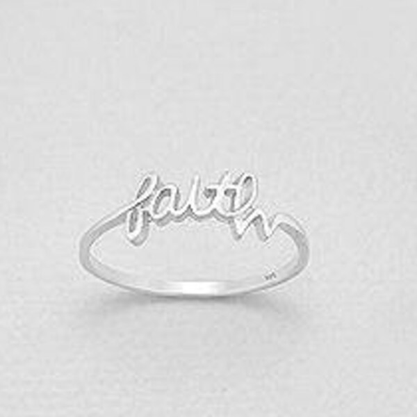 Faith Ring - Etsy