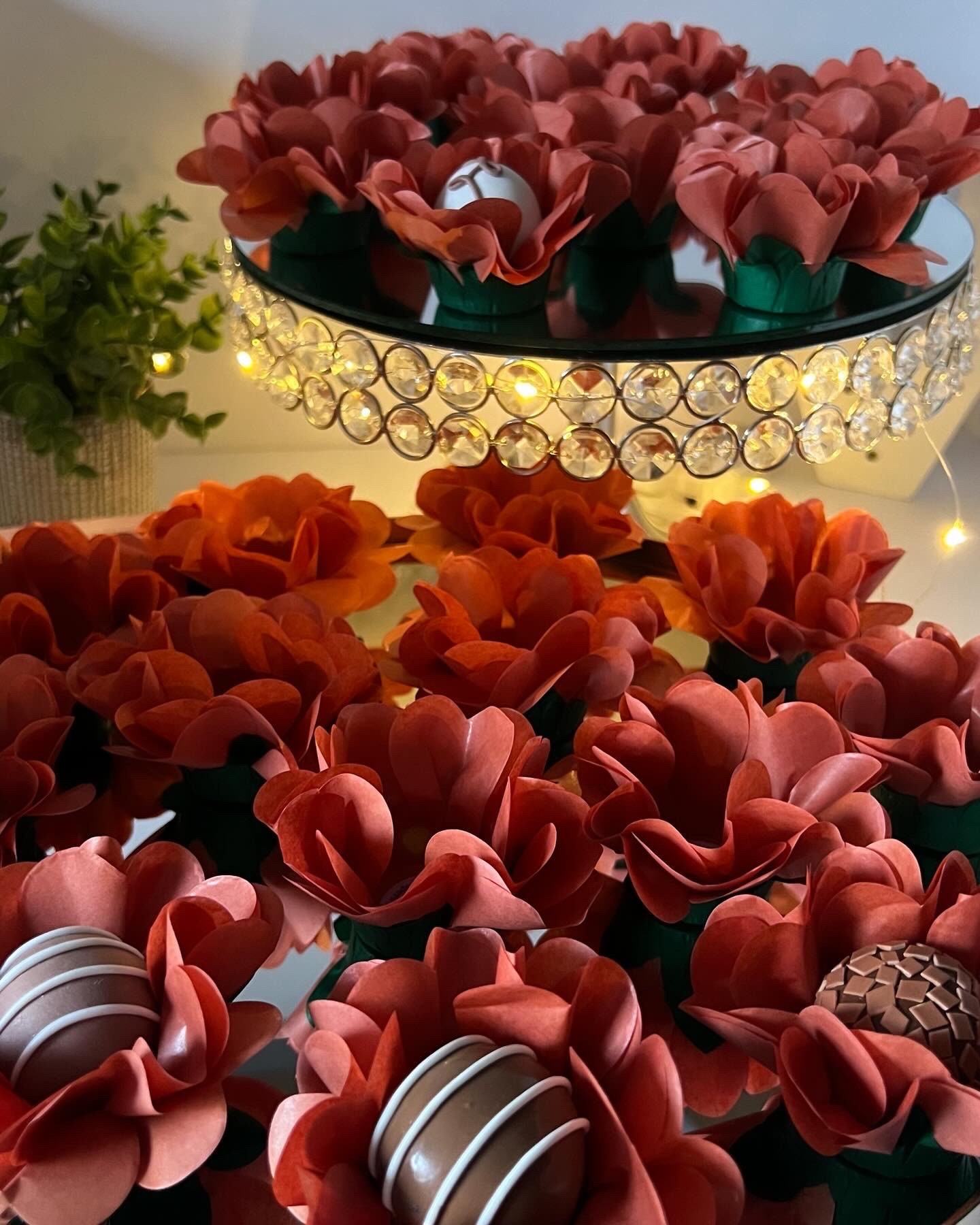 40 Units/terracotta Wrappers/ to Accommodate Chocolates, Truffles ...
