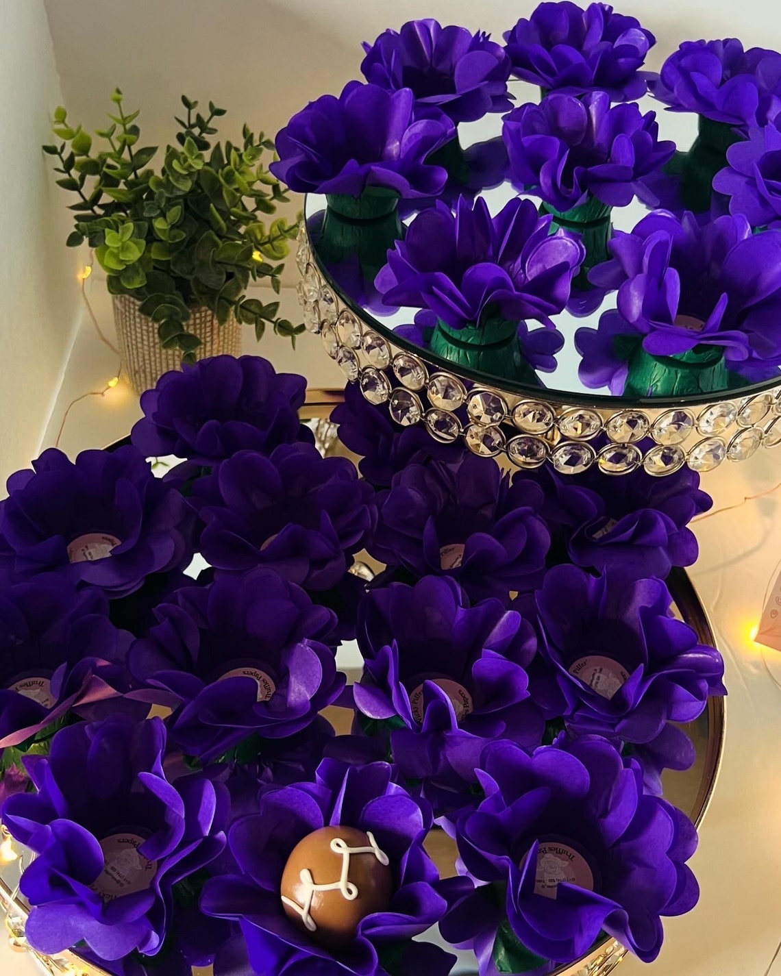 40 Units /roxo Purple Wrappers/ to Holding Chocolates, Truffles ...