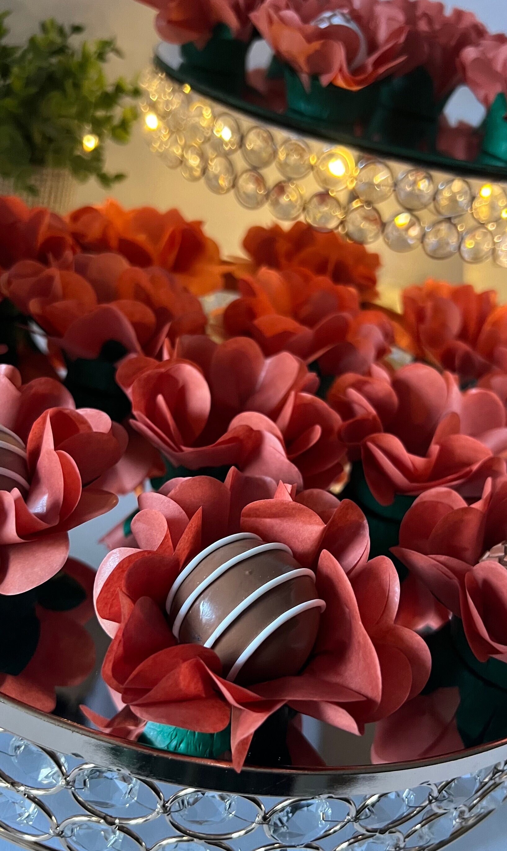 40 Units/terracotta Wrappers/ to Accommodate Chocolates, Truffles ...