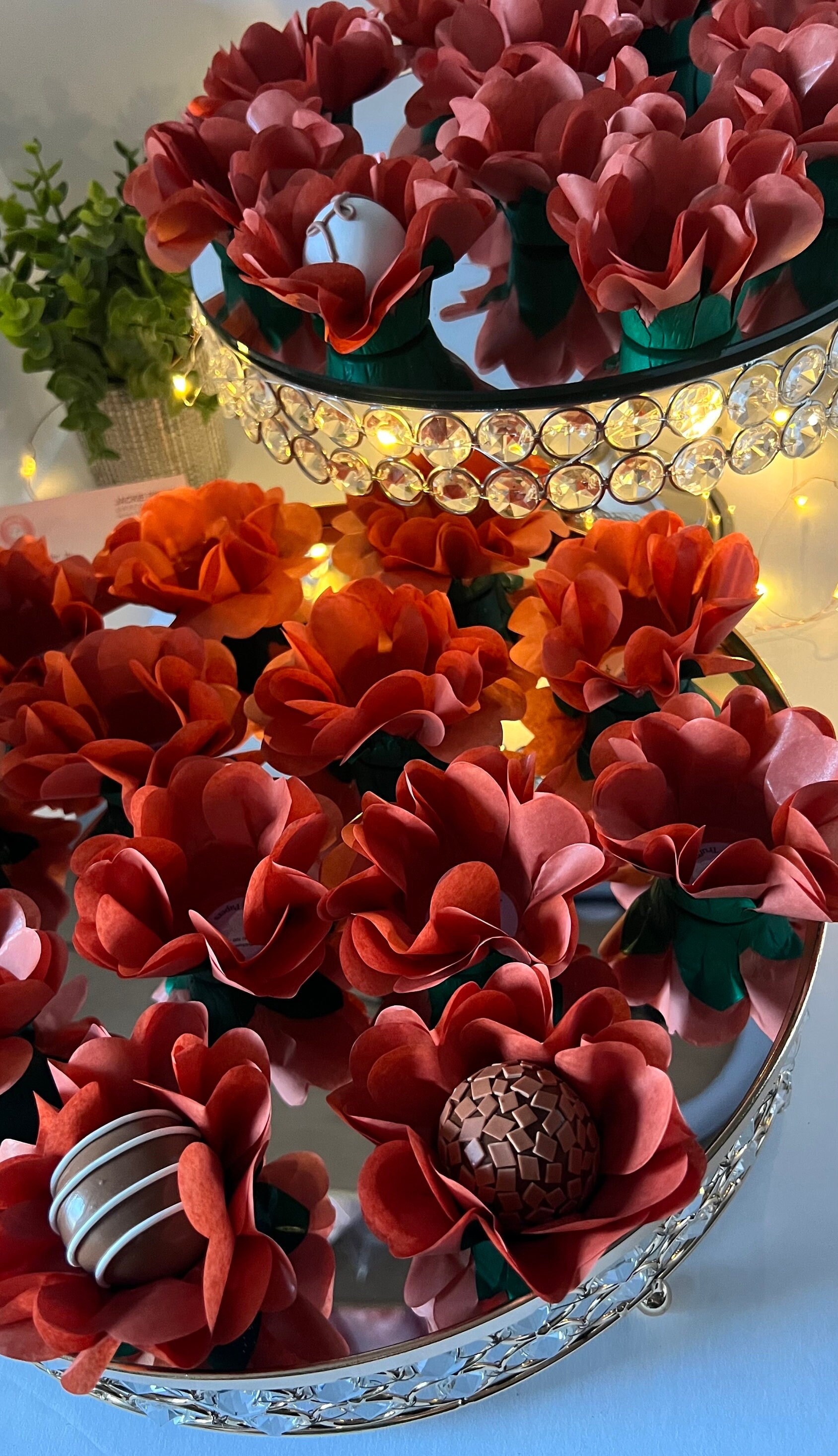 40 Units/terracotta Wrappers/ to Accommodate Chocolates, Truffles ...