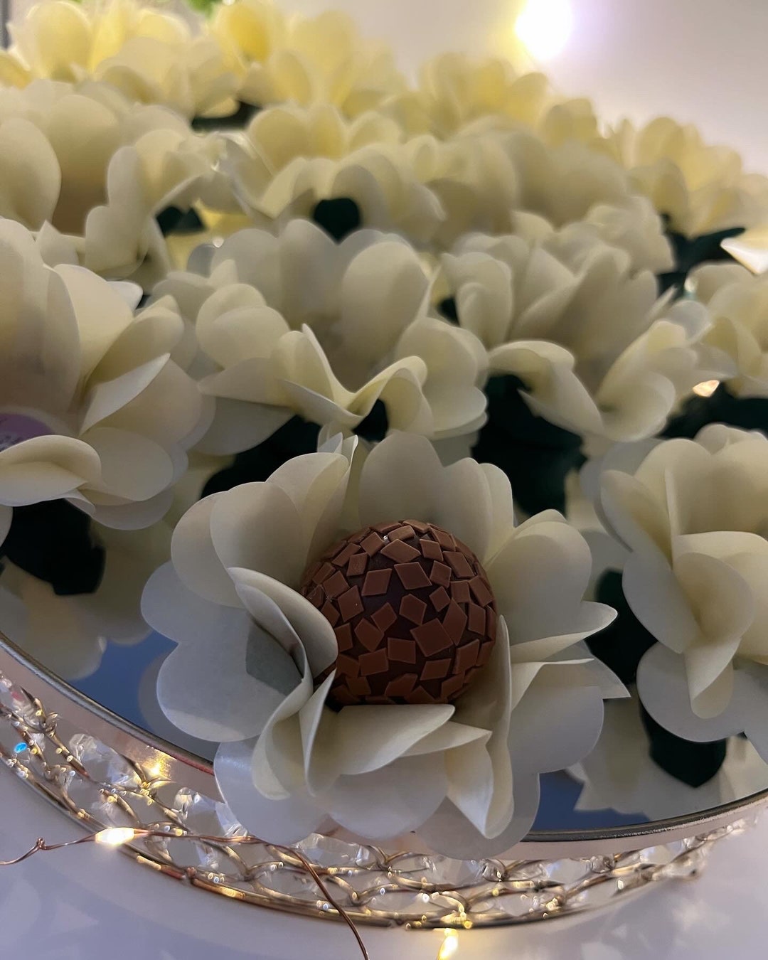 40 Units/ivory Wrappers/ to Hold Chocolates, Truffles, Bonbons and the ...