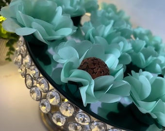 40 Units/ivory Wrappers/ to Hold Chocolates, Truffles, Bonbons and the ...