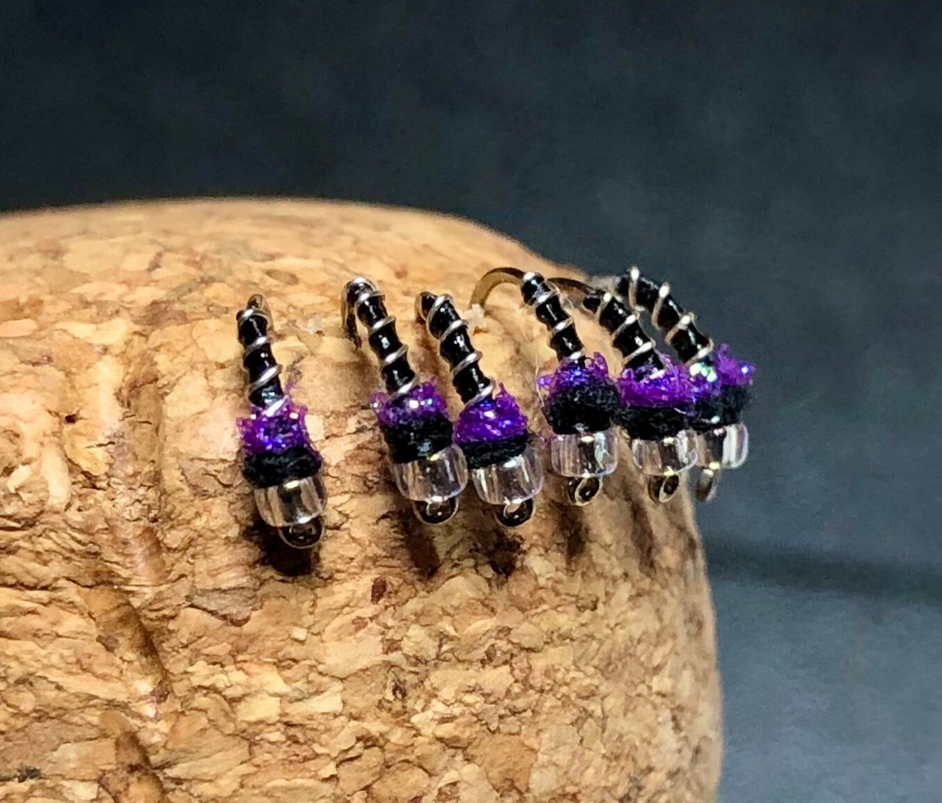 Mercury Black Zebra Midge Variant (6 Pack) - Etsy