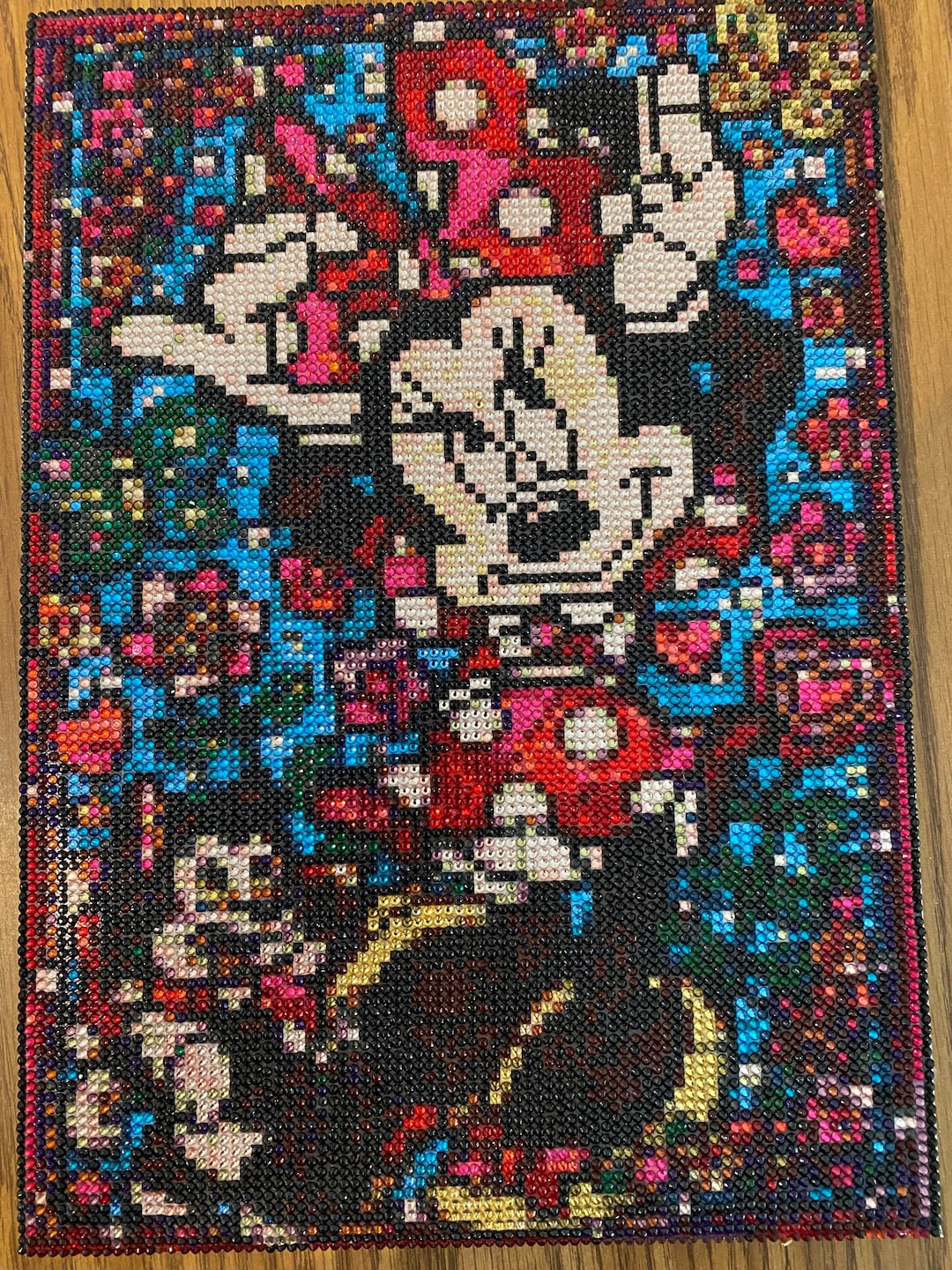 Minnie Mouse Diamond Painting: Kid's Room Decor (10in X 14in) - Etsy