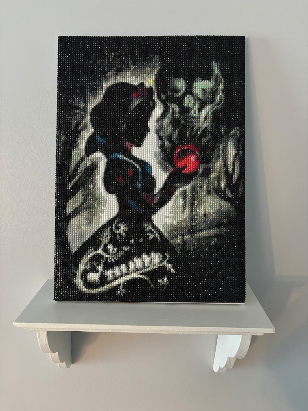 Snow White Diamond Painting: Silhouette Art (14in X 10in) - Etsy