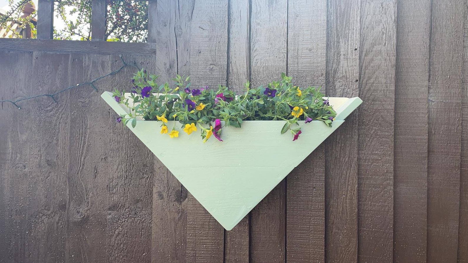 Triangular Wall Planters - Etsy