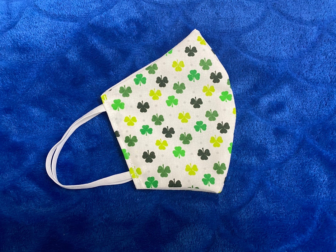 Shamrock Face Mask - Etsy