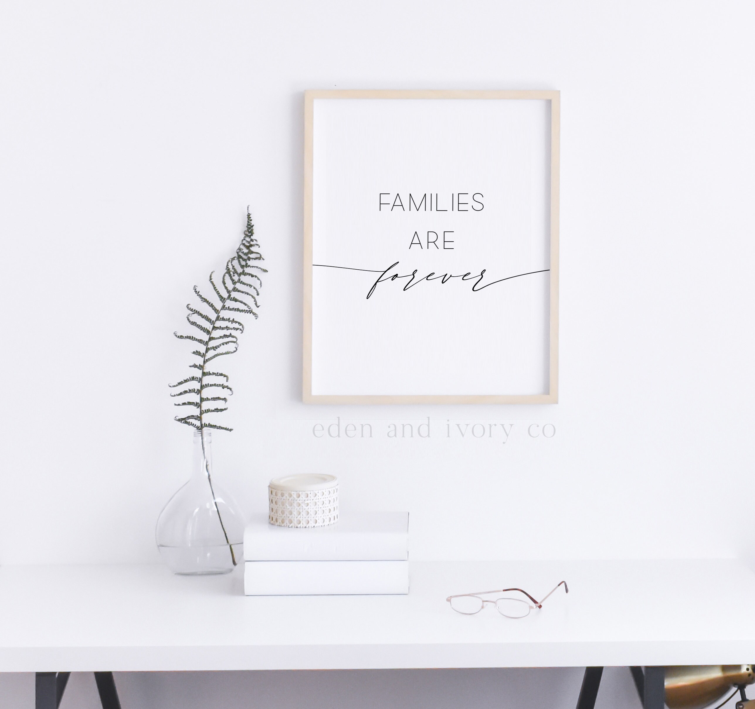 Families Are Forever Printable Wall Art, Rustic, Printable, LDS Quotes ...