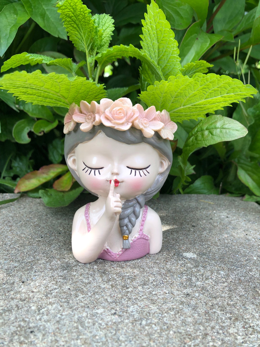 Flower Girl Pot Flower Pot Flower Girl Pot Dried Flowers Figure ...