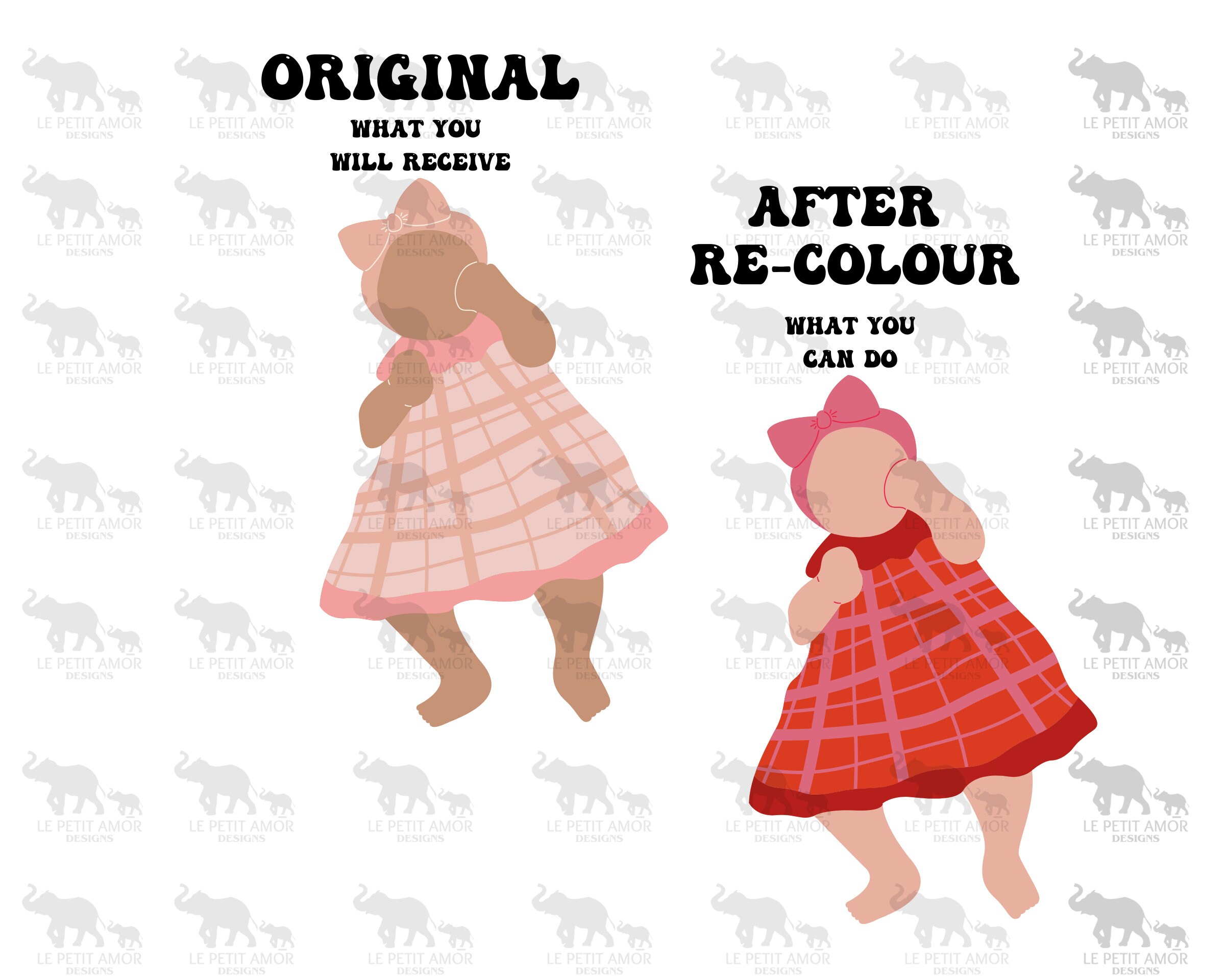 Baby Girl SVG, Newborn Baby Girl SVG, Pink Dress SVG - Etsy