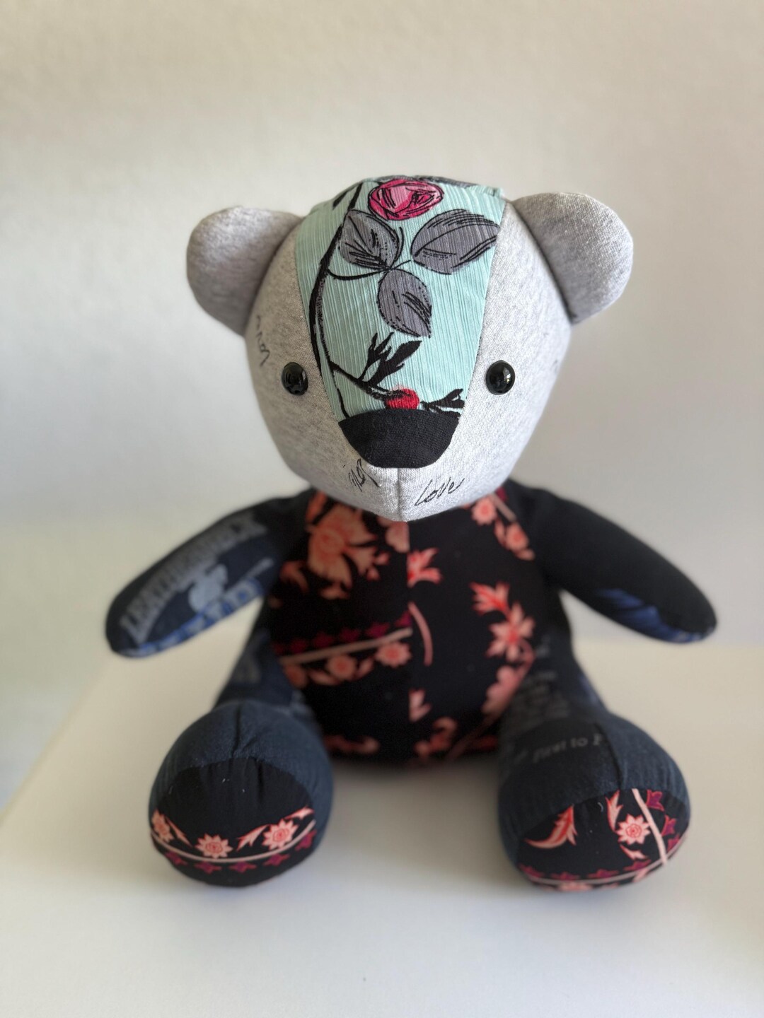 Personalized Memory Bear | Handmade Keepsake for Grieving Families ...