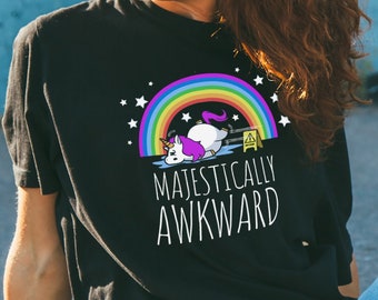 Majestically Awkward T-shirt - Etsy
