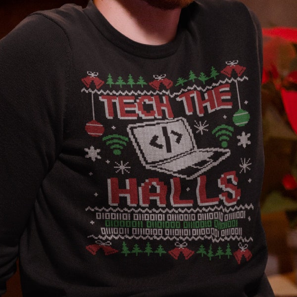 Geek Christmas Jumper - Etsy UK