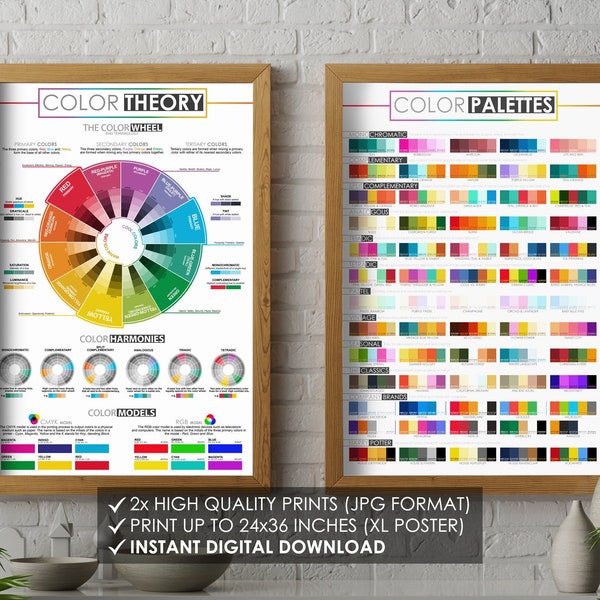 Color Wheel Print - Etsy