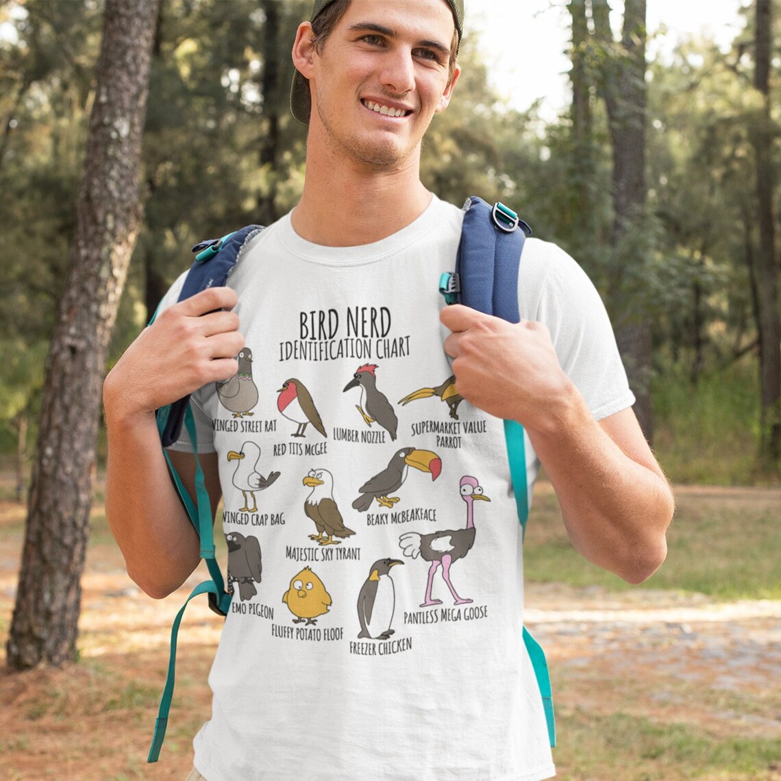 Bird Watchers Funny Bird Identification Chart Ornithologist - Etsy