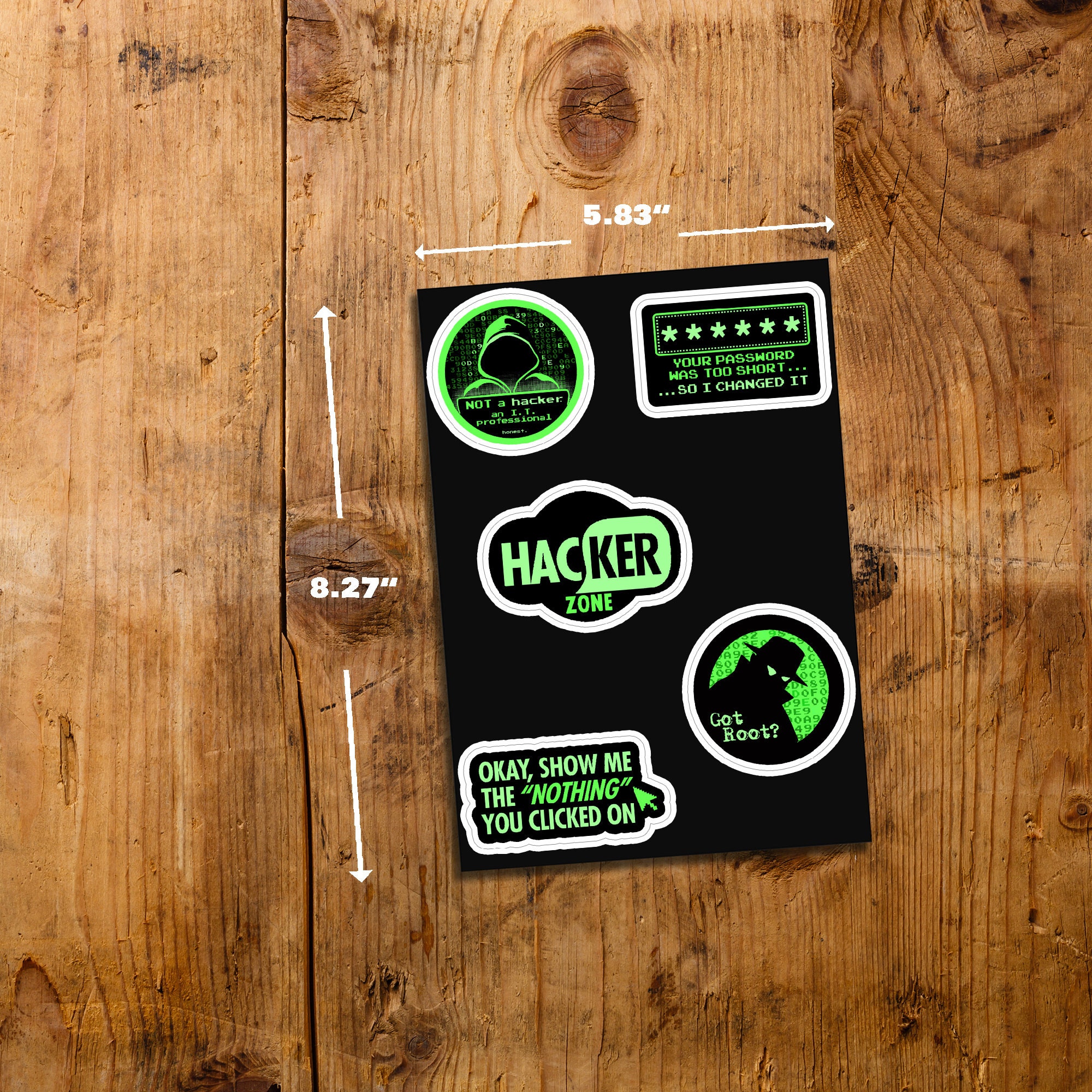Cool Cybersecurity Hacker Laptop Sticker Pack Choose Color - Etsy