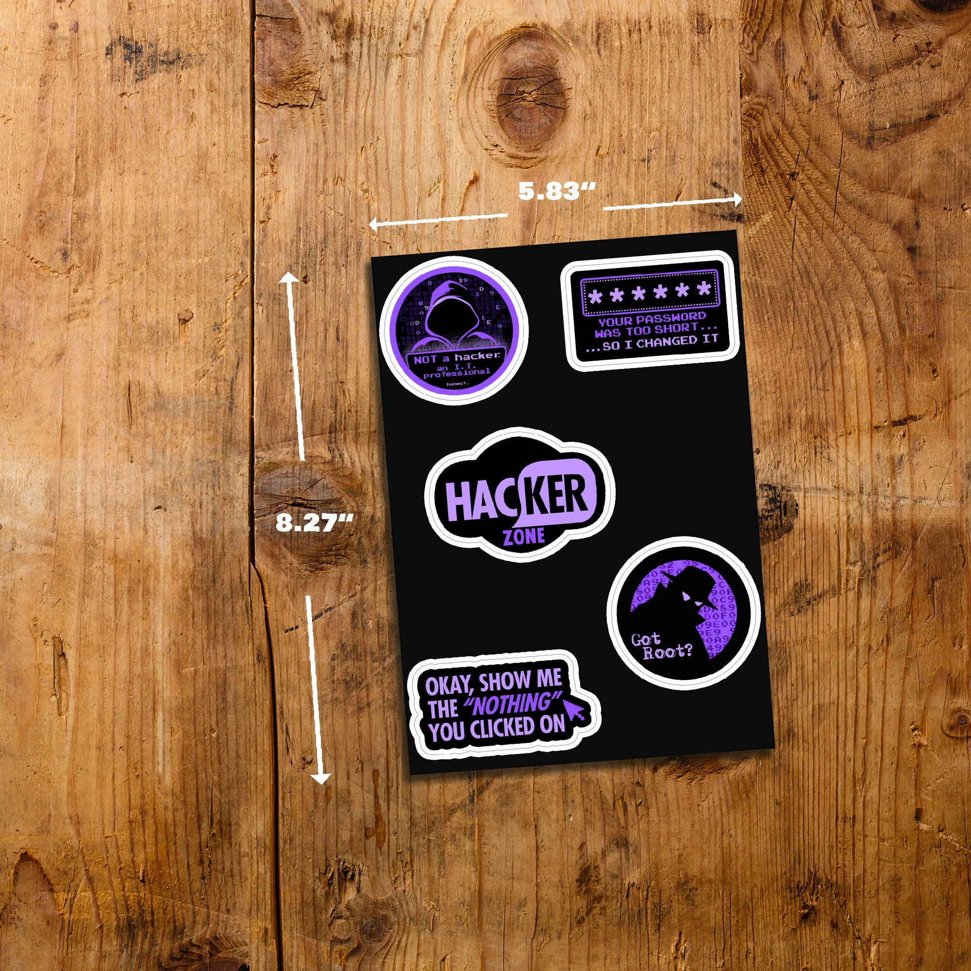 Cool Cybersecurity Hacker Laptop Sticker Pack Choose Color - Etsy