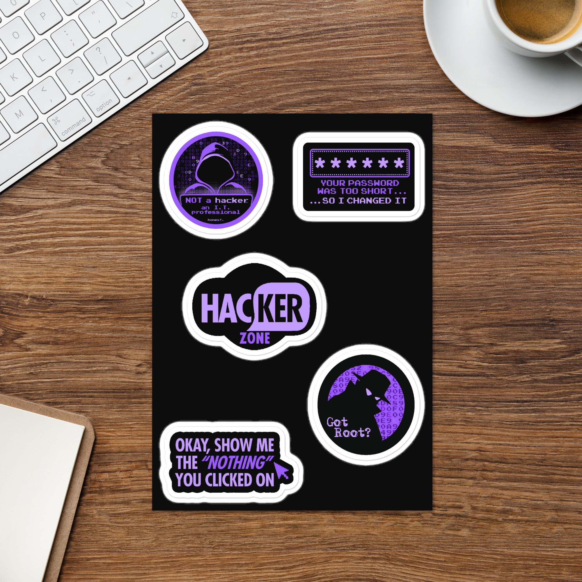 Cool Cybersecurity Hacker Laptop Sticker Pack Choose Color - Etsy