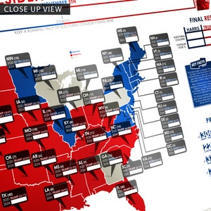 US Presidential Election 2024 Wall Chart - Fill in the Electoral ...