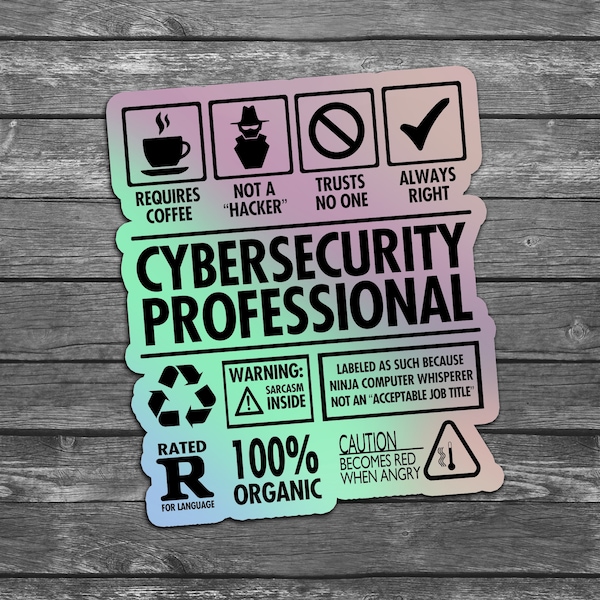Cyber Security Sticker - Etsy