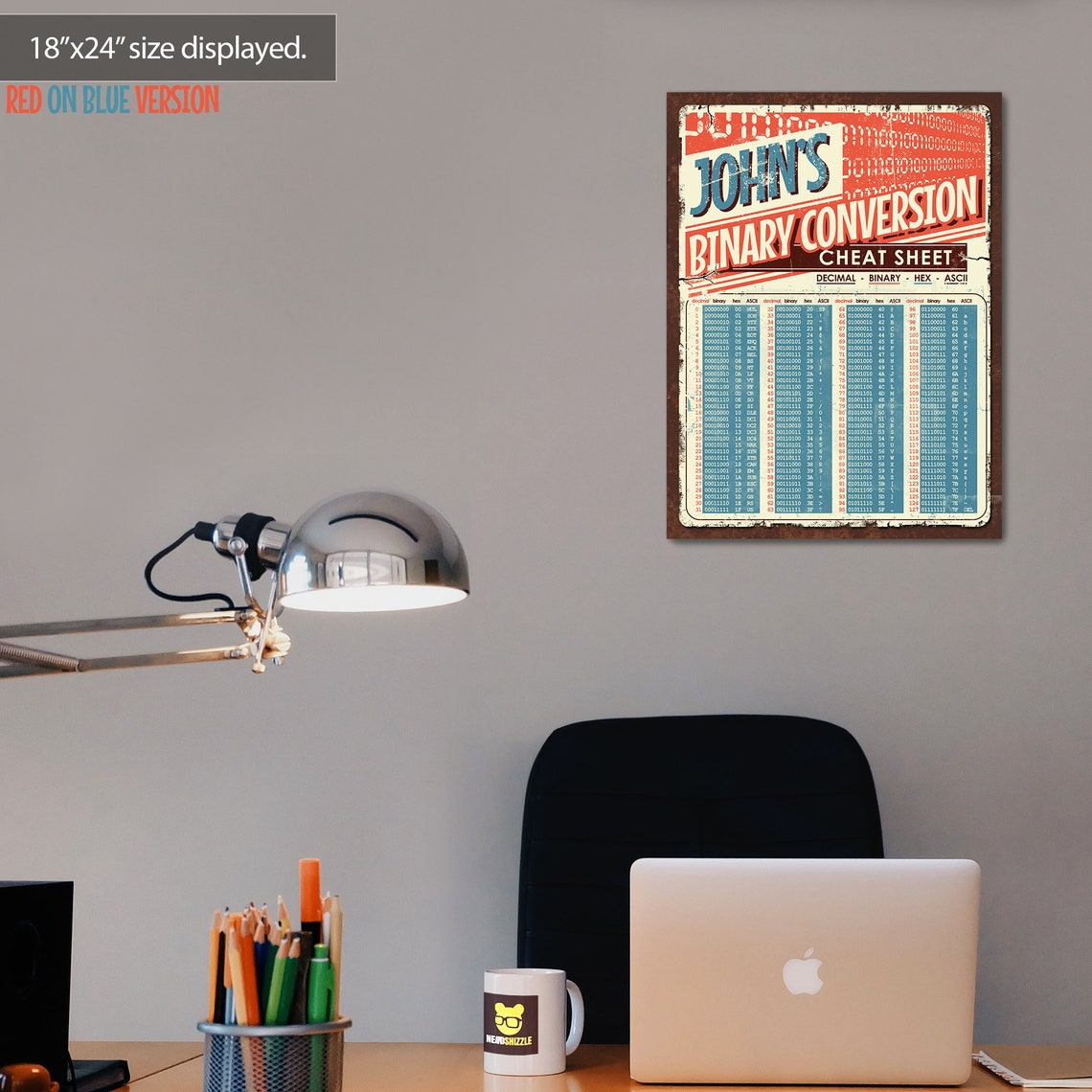 Binary Decimal Hexidecimal ASCII Conversion Cheat Sheet for IT ...