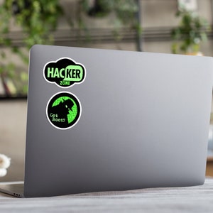 Cool Cybersecurity Hacker Laptop Sticker Pack - Choose Color - Etsy
