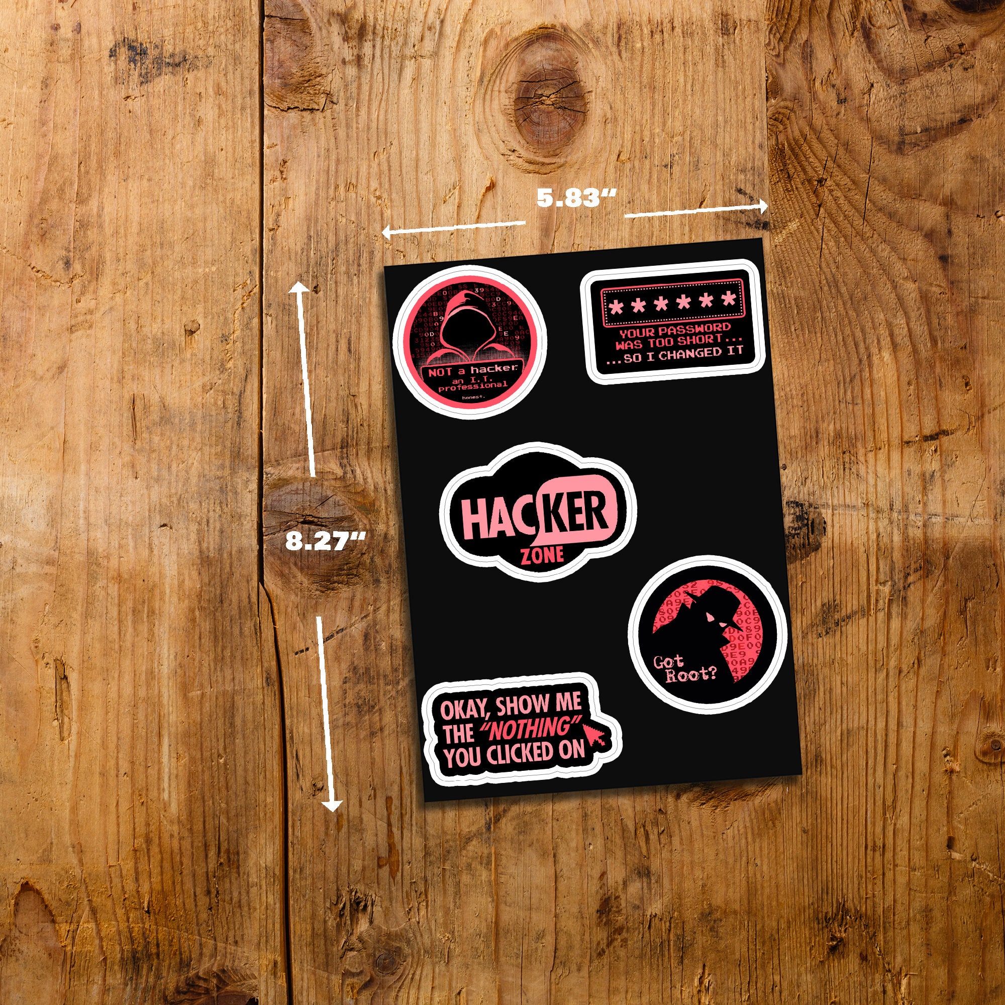 Cool Cybersecurity Hacker Laptop Sticker Pack Choose Color - Etsy