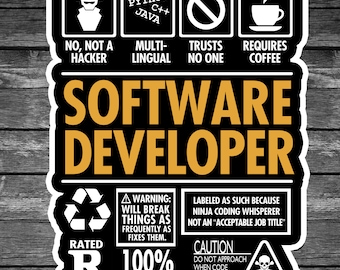 Developer Laptop Stickers - Etsy