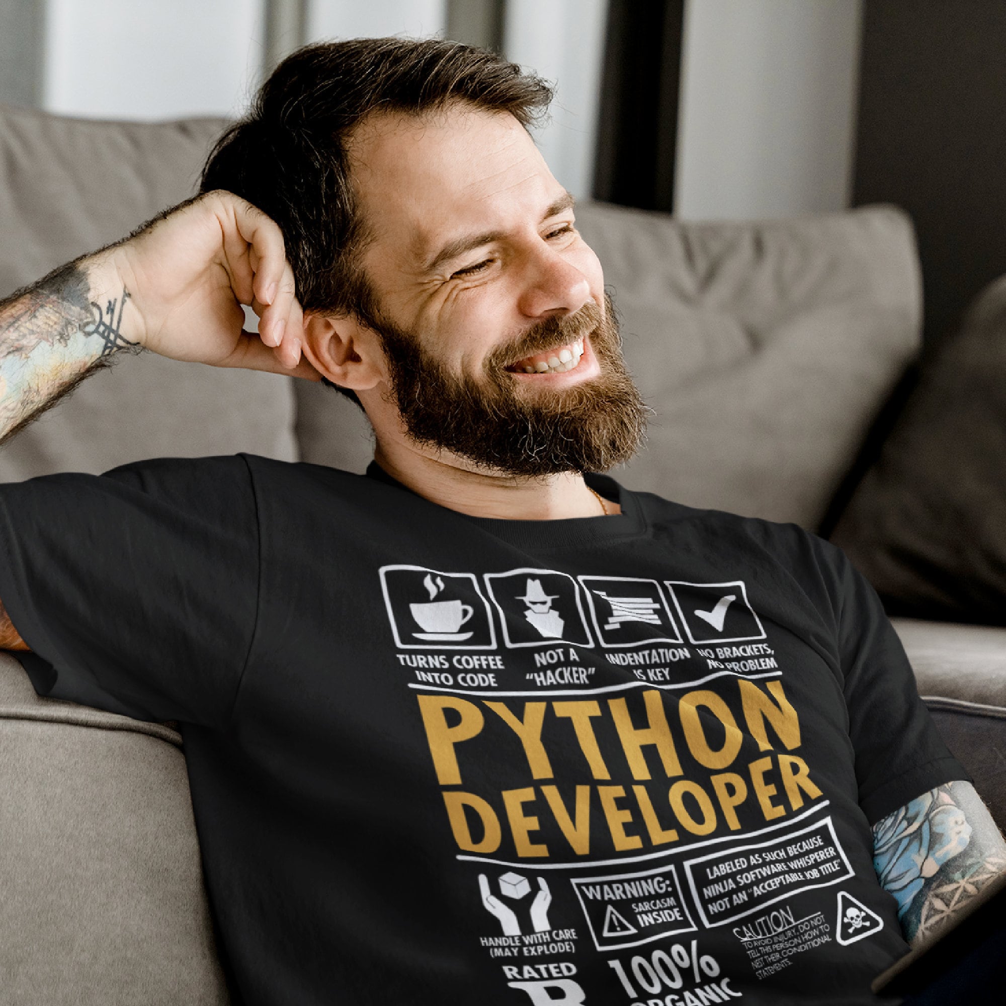 Python Developer Programmer Funny Coder's T-shirt - Etsy