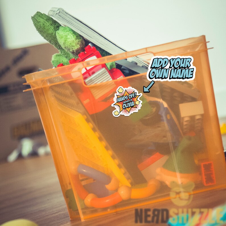 CUSTOM Comic Property of Stickers for Books Laptop Pcs - Etsy