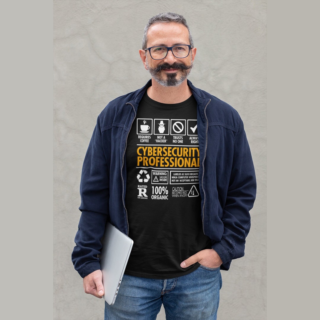 Cybersecurity Professional "not a Hacker" Funny Unisex T-shirt - Etsy
